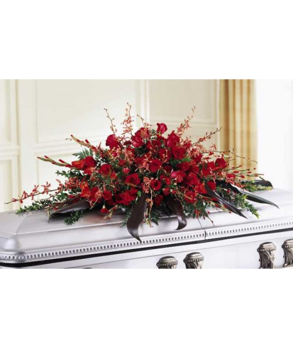 The Deeply Adored Casket Spray · S13-3807 · FTD · Floristforall.com